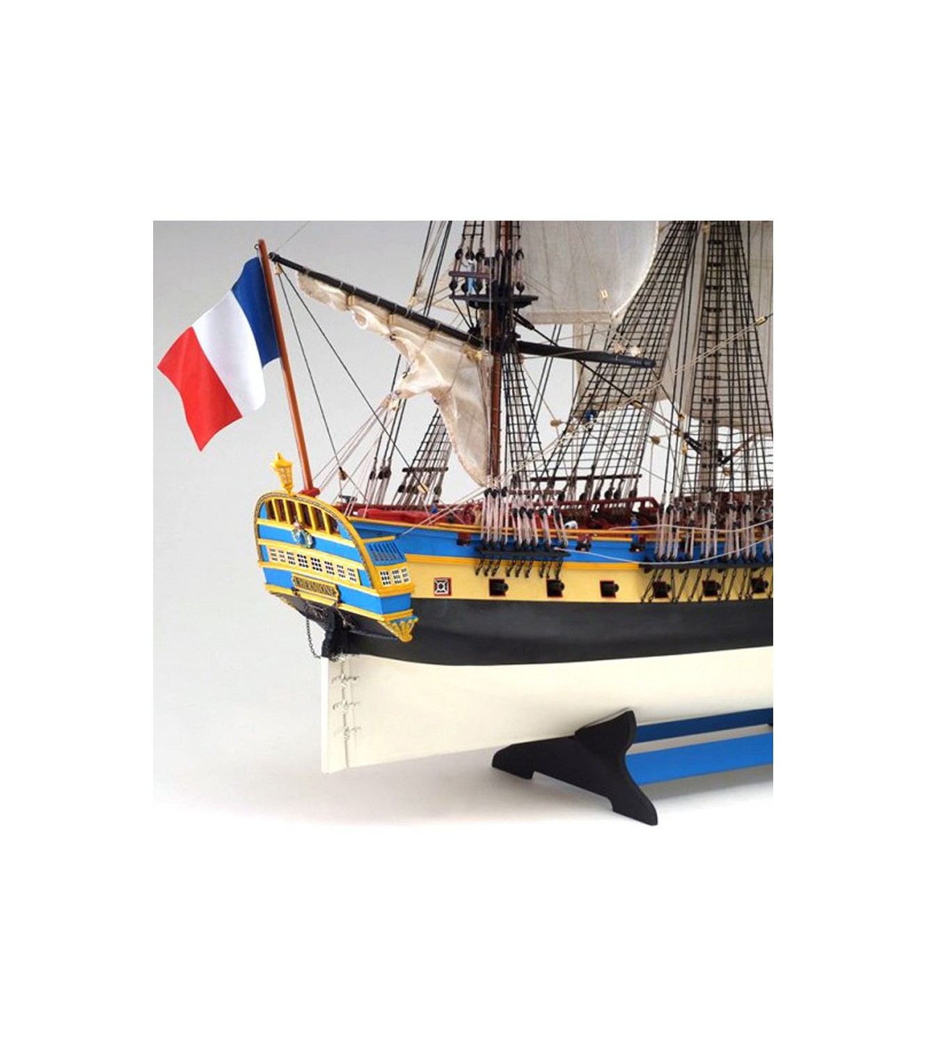 Wooden Model Ship Kit Hermione La Fayette Frigate 1:89 Scale
