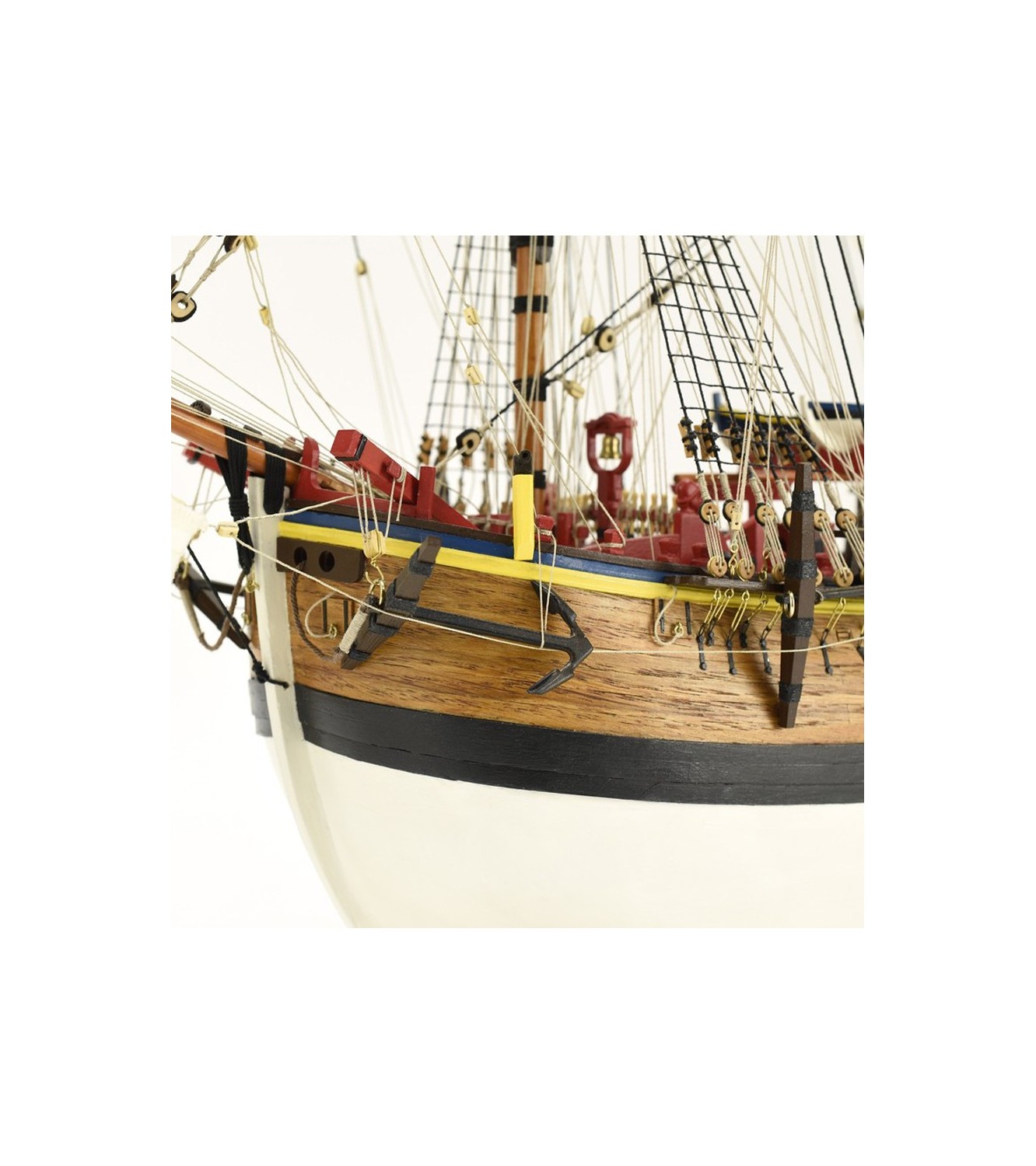 Wooden Model Ship Kit: HMS Endeavour 1:65 scale. James Cook