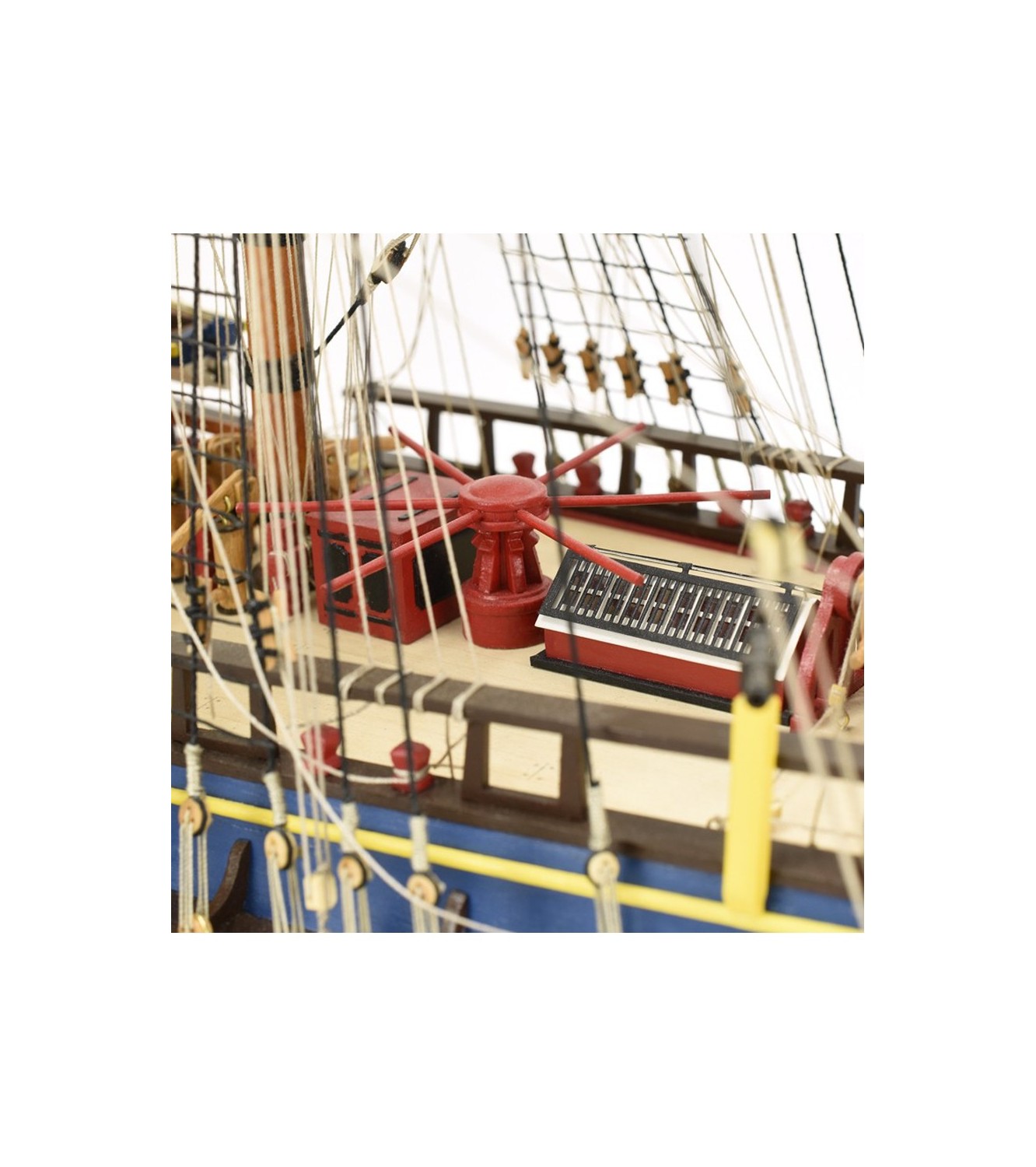 Wooden Model Ship Kit: HMS Endeavour 1:65 scale. James Cook