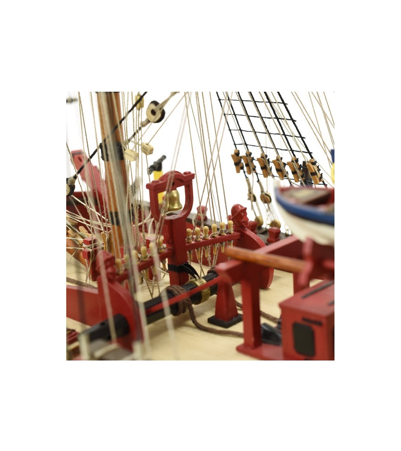 Wooden Model Ship Kit: HMS Endeavour 1:65 scale. James Cook