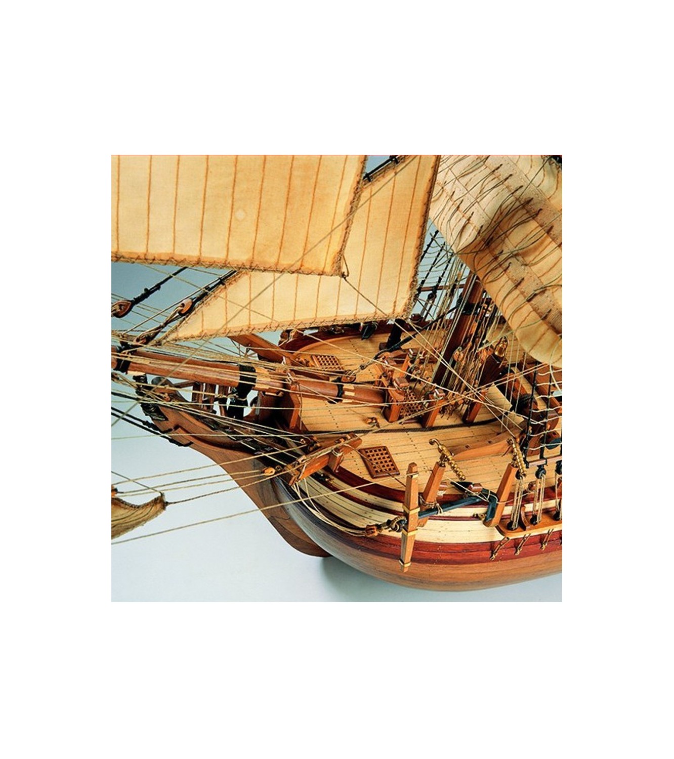 Wooden Model Ship Kit: Merchant Vessel HMS Bounty at 1:48