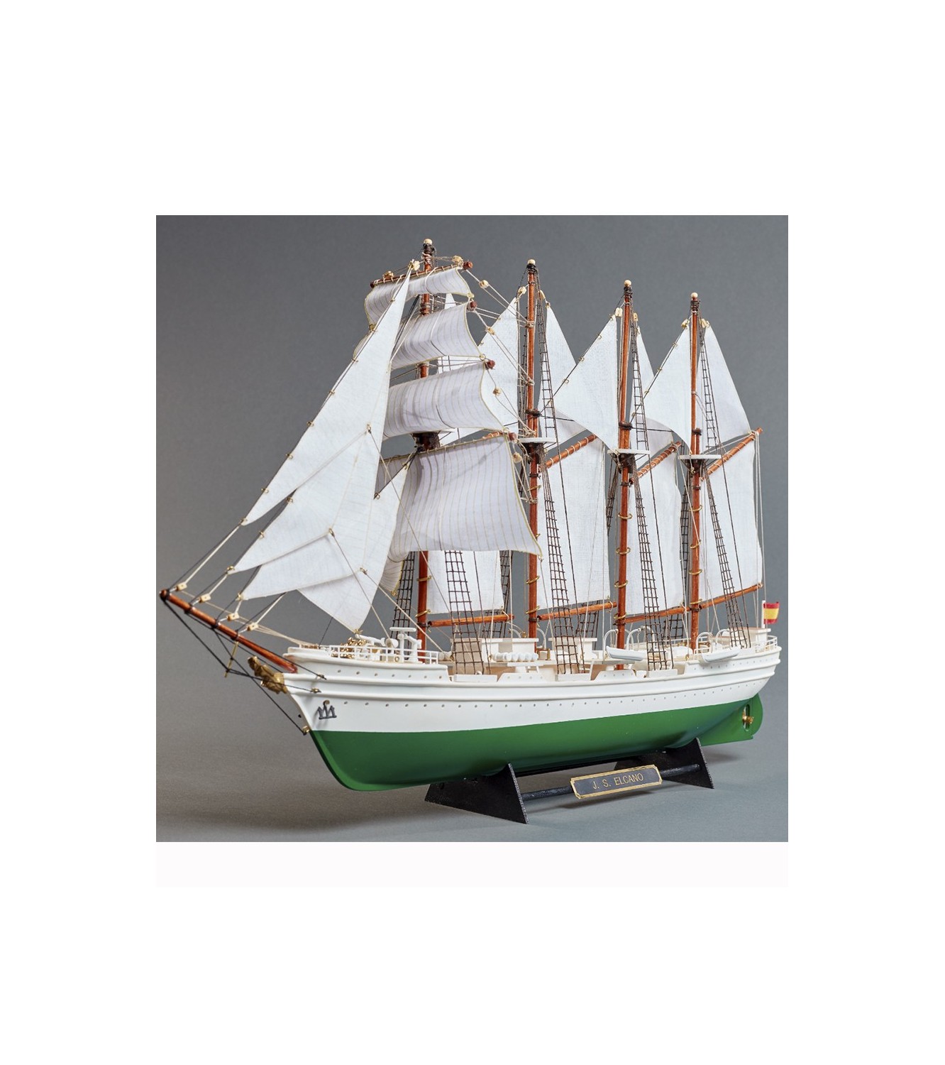Wooden Plastic Model Ship Kit Juan Sebastian Elcano 1:250