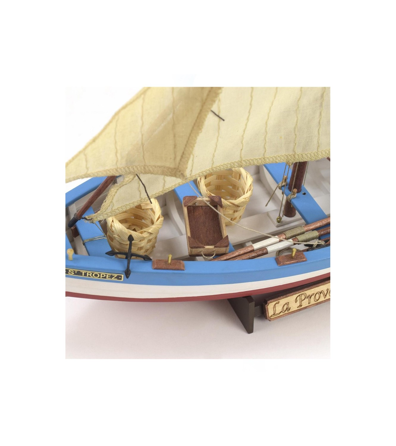 Dřevěný model lodi: Model lodi: francouzská rybářská loď La Provençale 1:20