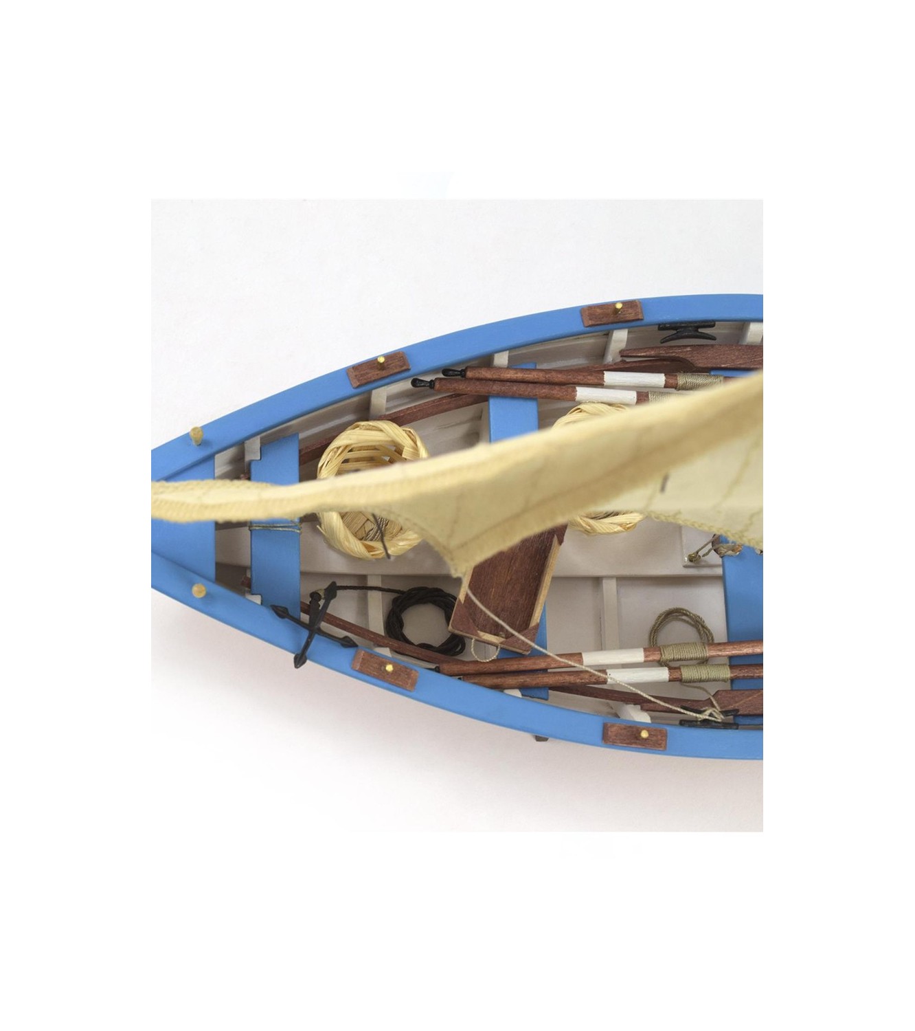 Wooden Model Ship: French Fishing Boat La Provençale 1:20