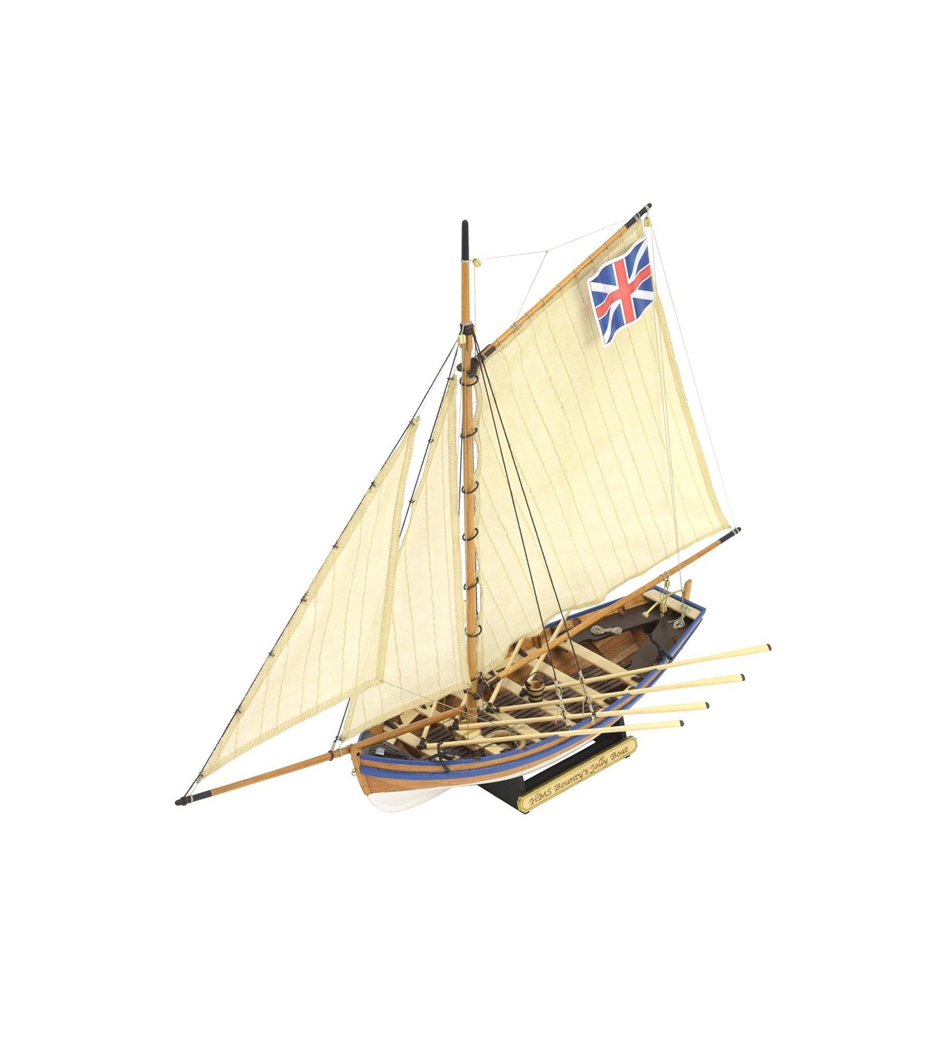 Wooden Model Ship Kit HMS Bounty Jolly Boat at 1:25 Scale