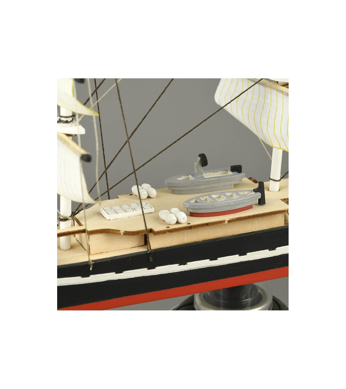 Training Ship Belem Easy Kit. Wooden Model Ship for Beginner