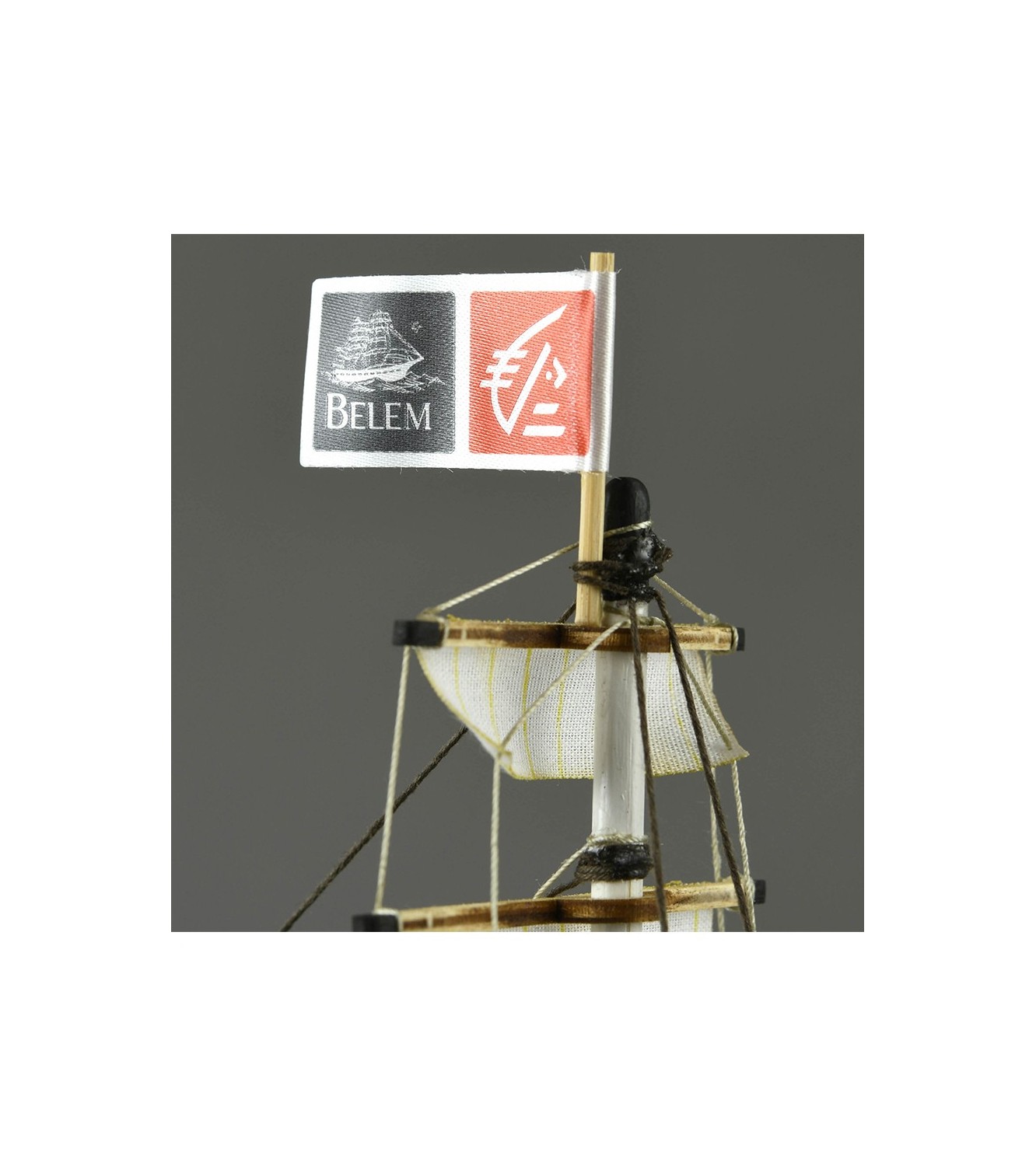 Training Ship Belem Easy Kit. Wooden Model Ship for Beginner