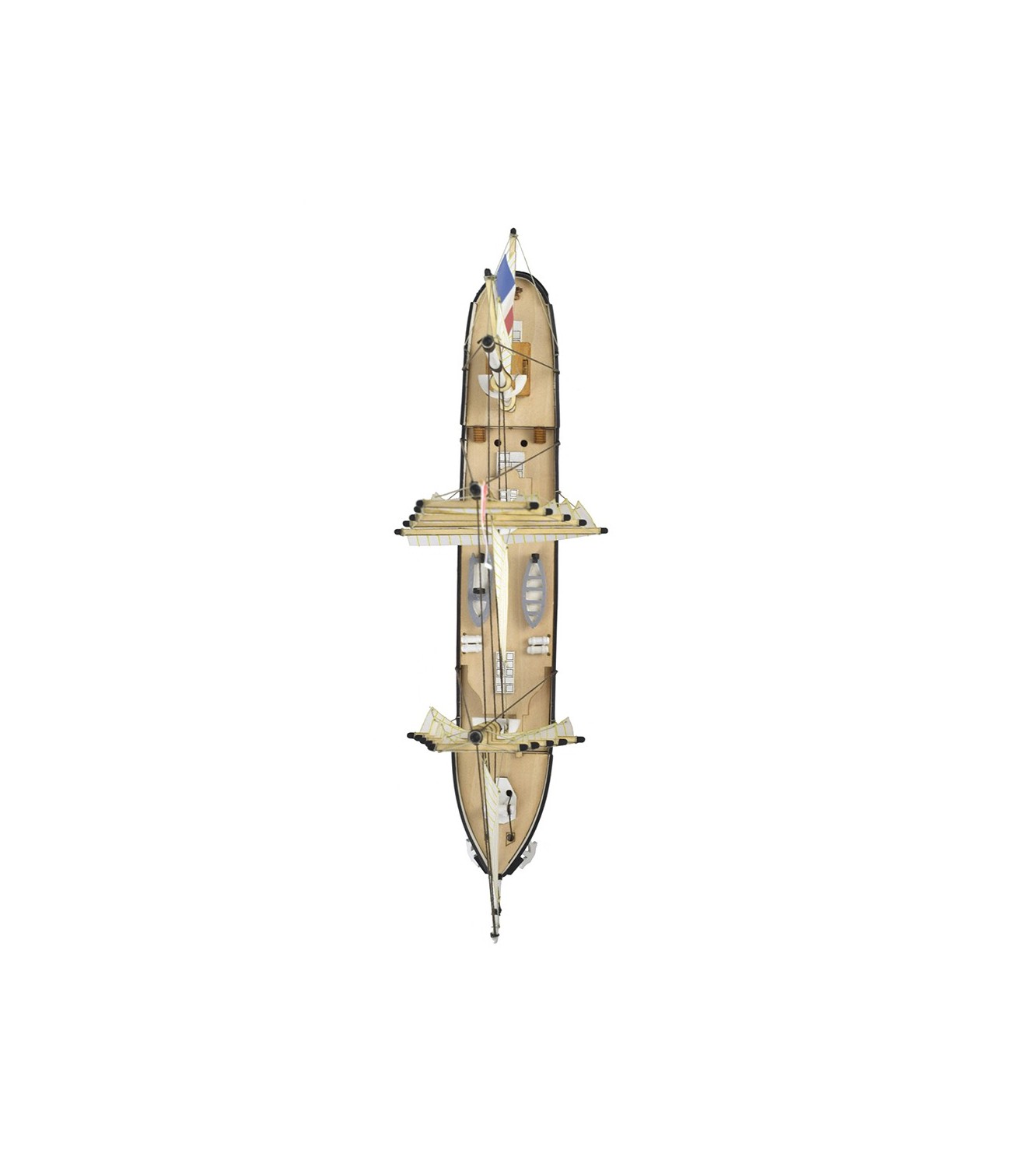 Training Ship Belem Easy Kit. Wooden Model Ship for Beginner