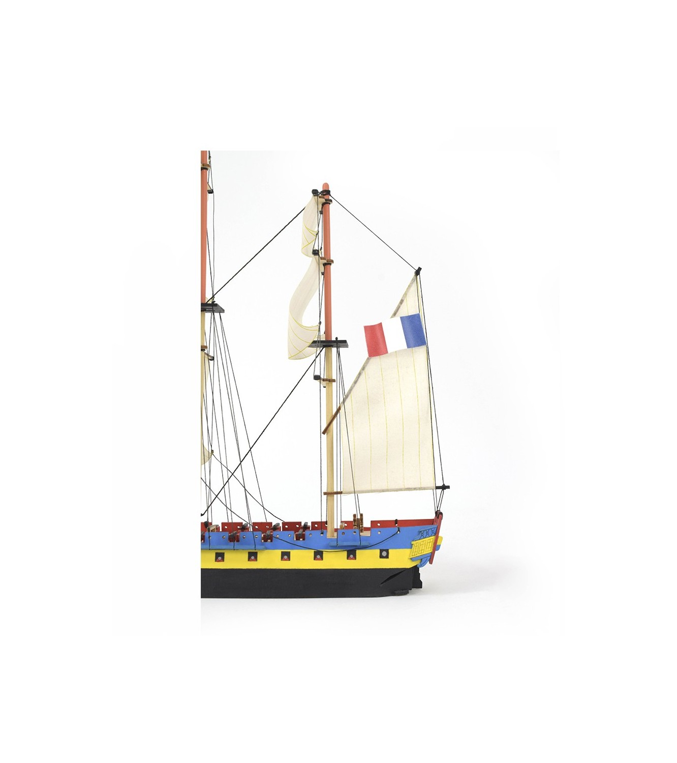 Frigate Hermione La Fayette Easy Kit. Wooden Model Ship