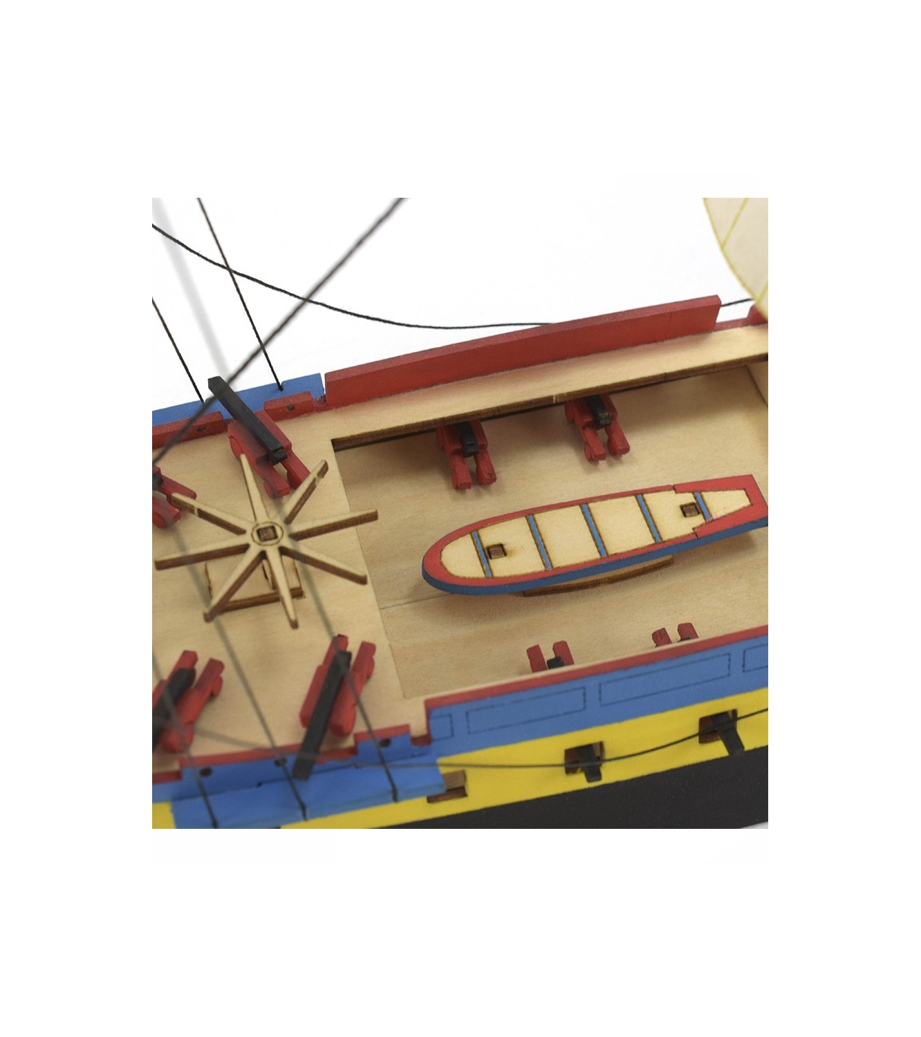 Frigate Hermione La Fayette Easy Kit. Wooden Model Ship