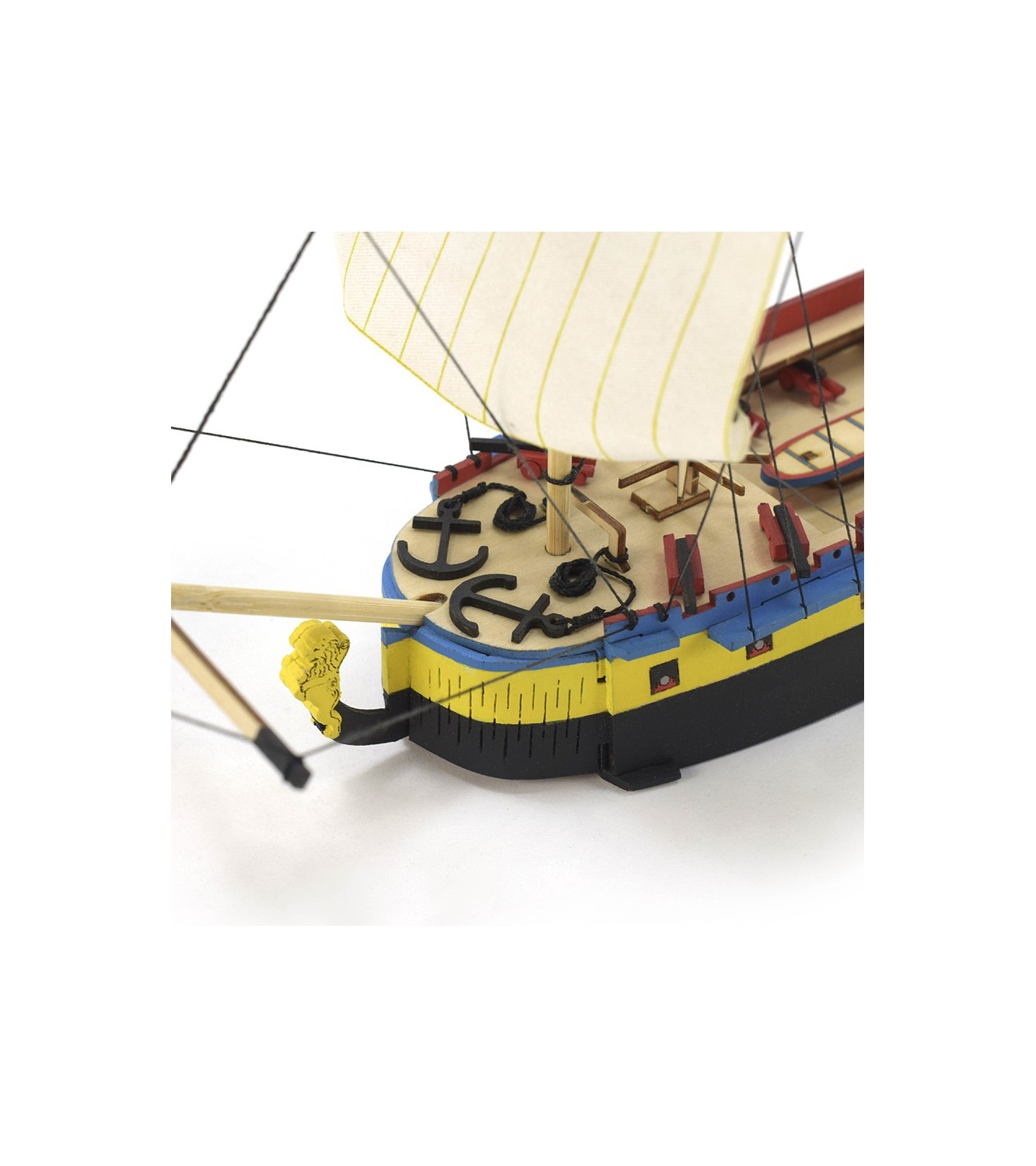 Frigate Hermione La Fayette Easy Kit. Wooden Model Ship