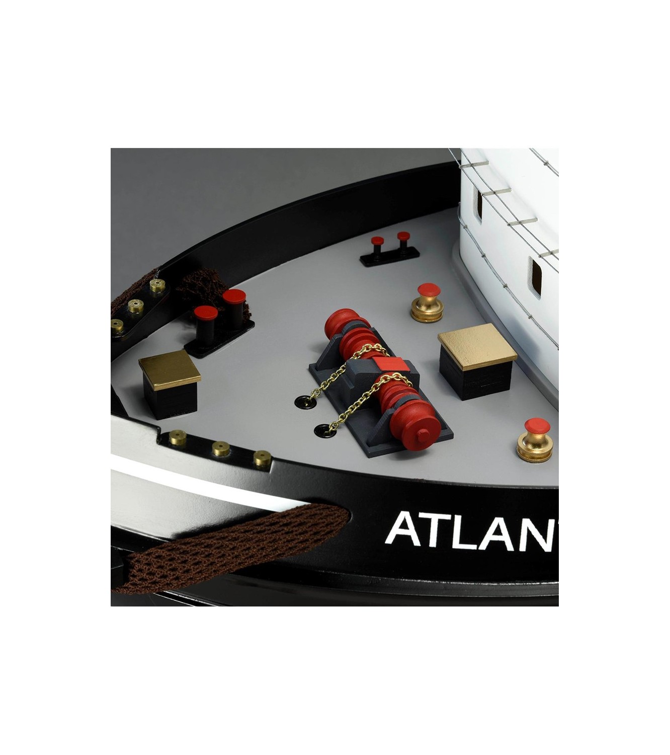 Wooden & ABS Navigable Model Ship Kit: Atlantic Tugboat