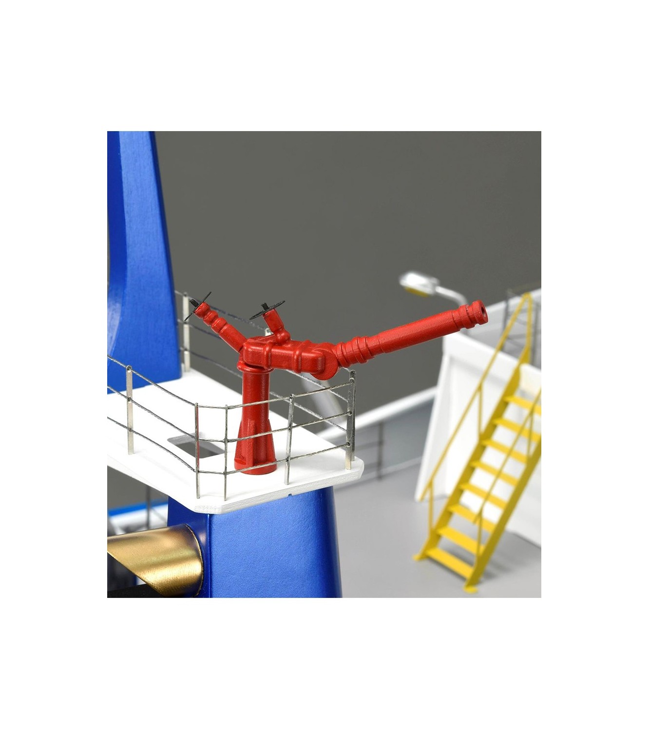 Wooden & ABS Navigable Model Ship Kit: Atlantic Tugboat