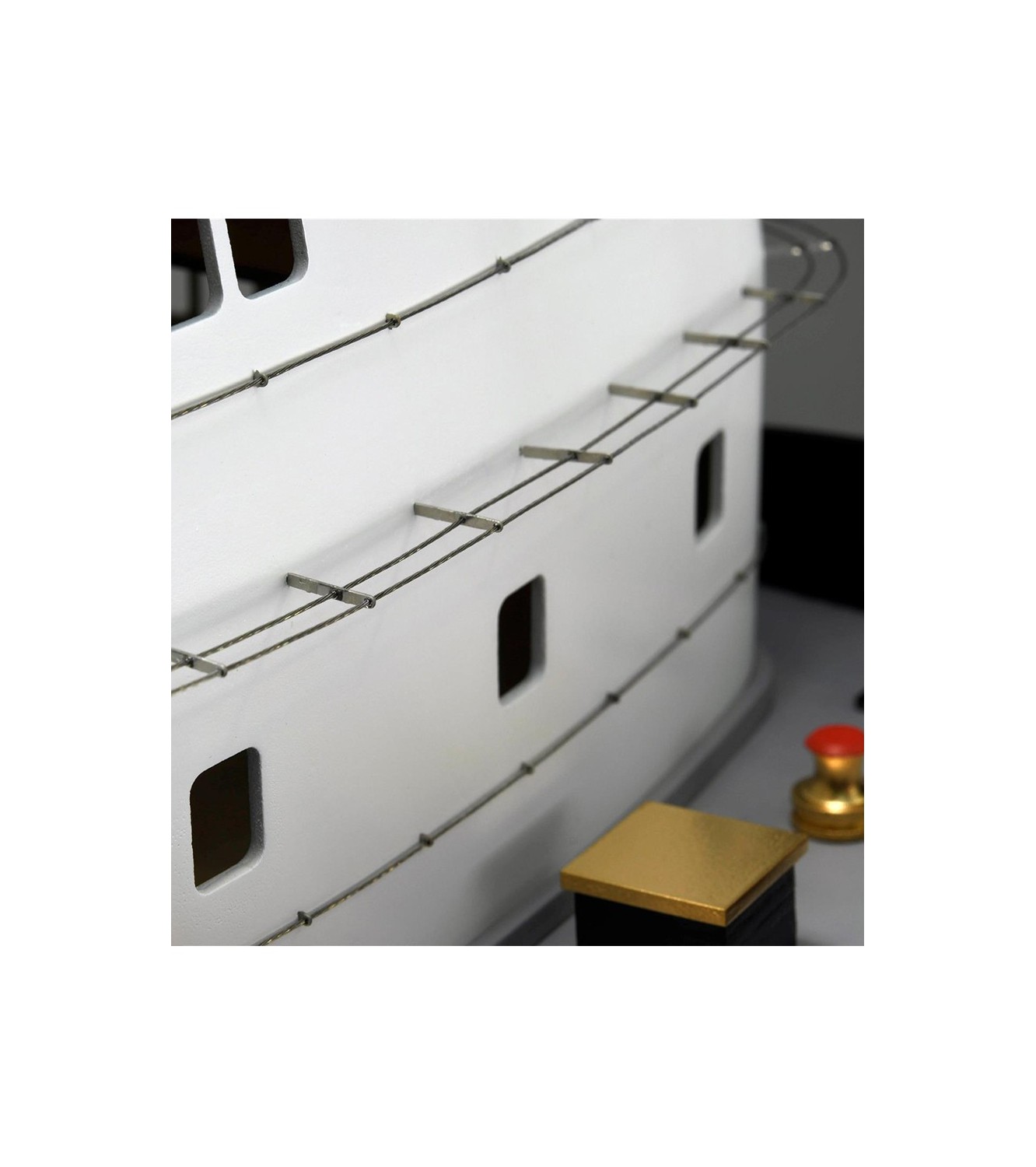 Wooden & ABS Navigable Model Ship Kit: Atlantic Tugboat