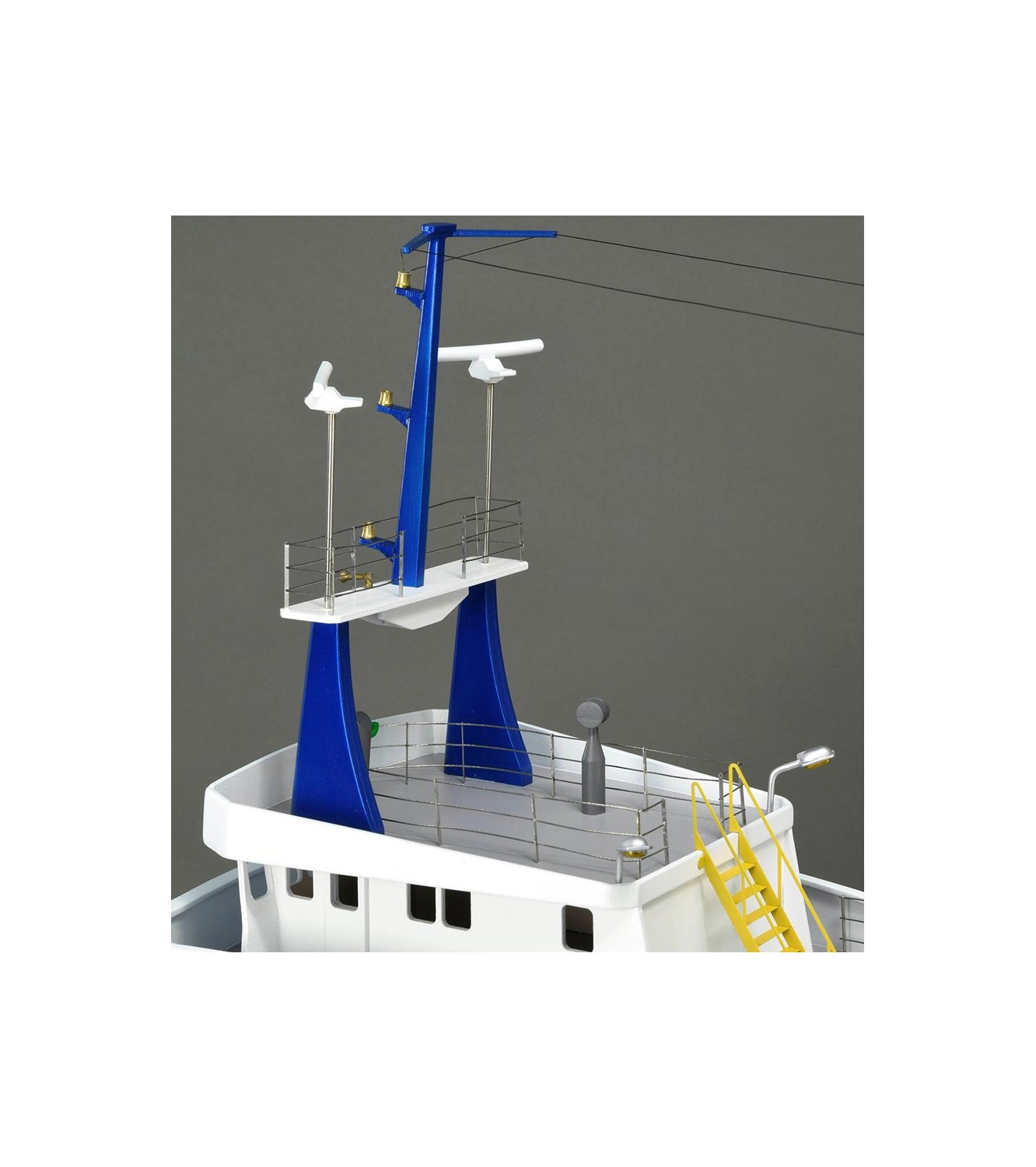 Wooden & ABS Navigable Model Ship Kit: Atlantic Tugboat