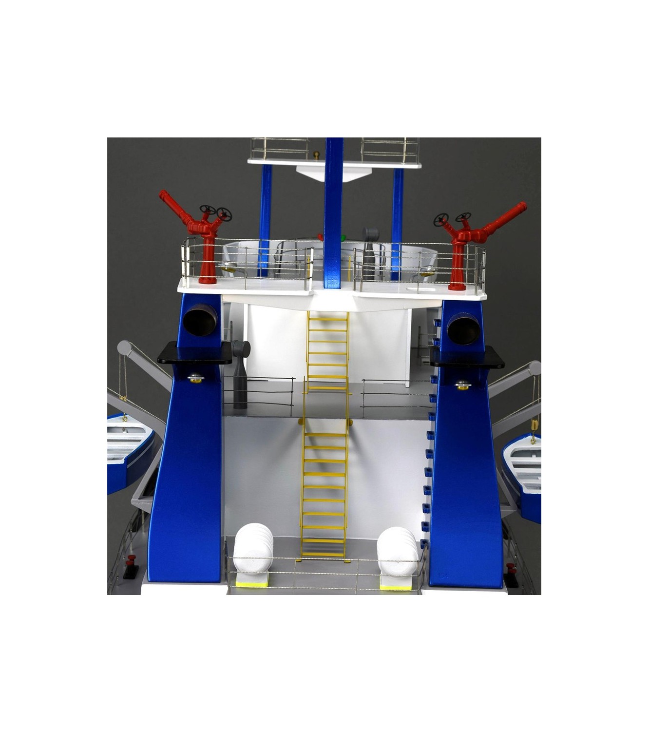 Wooden & ABS Navigable Model Ship Kit: Atlantic Tugboat