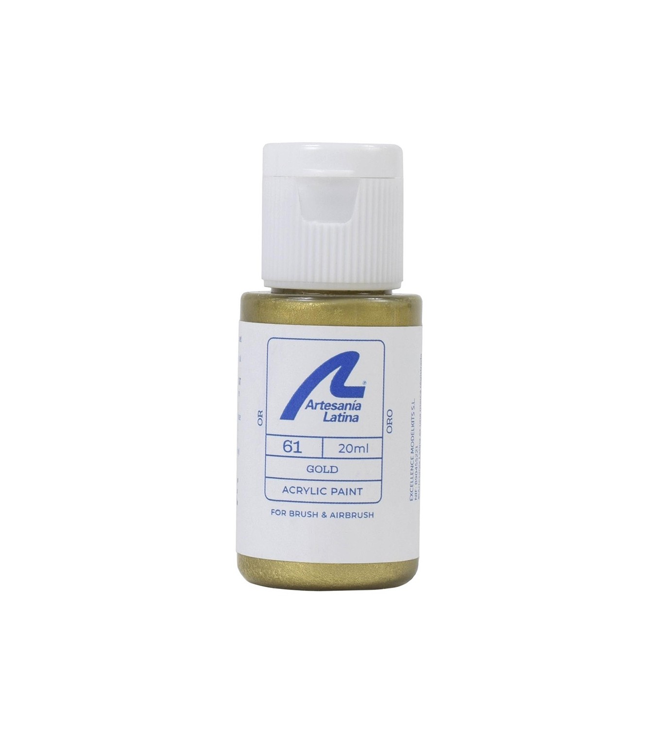 Acrylverf goud op waterbasis. Modellen en Ambachten (20 ml)