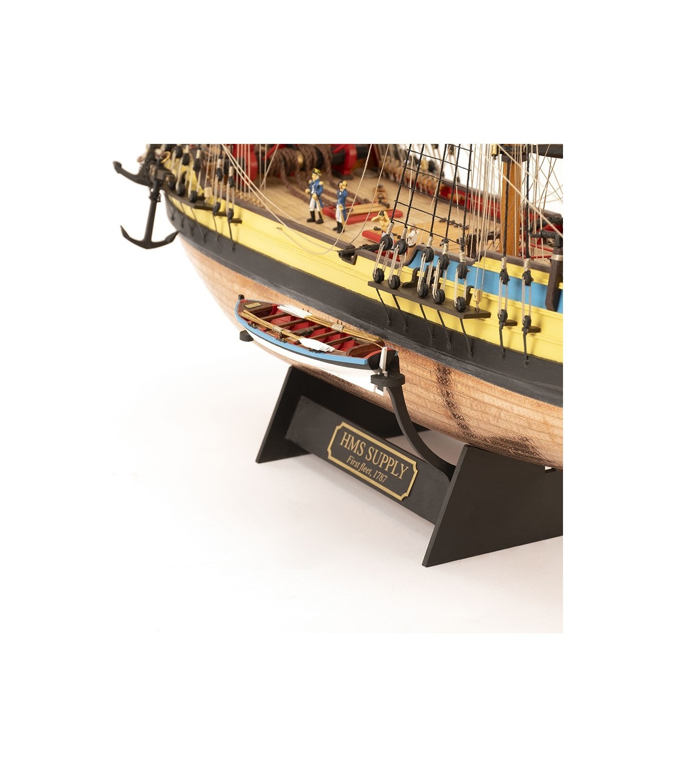 Wooden Model Ship Kit: English Armed Brig HMS Supply at 1:50