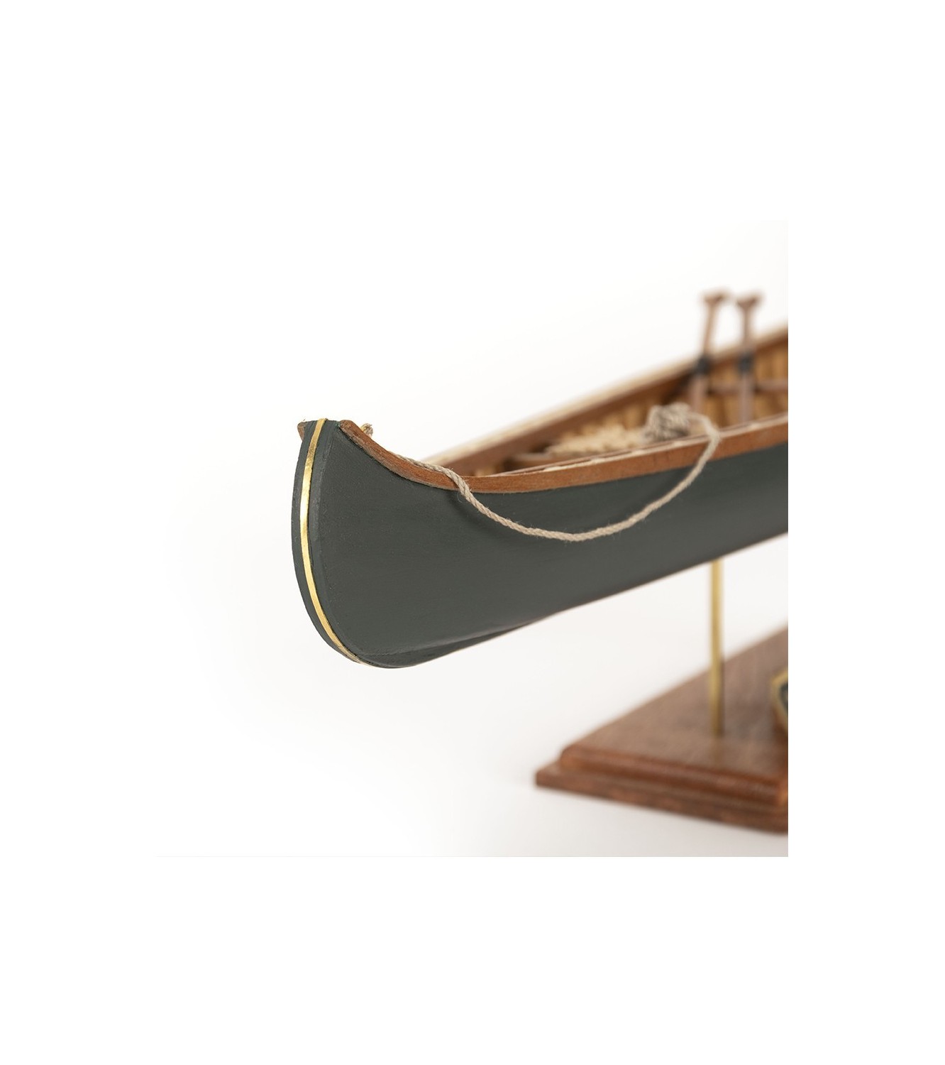 Wooden Model Ship Kit Indian Girl Canoe 1:16 Scale