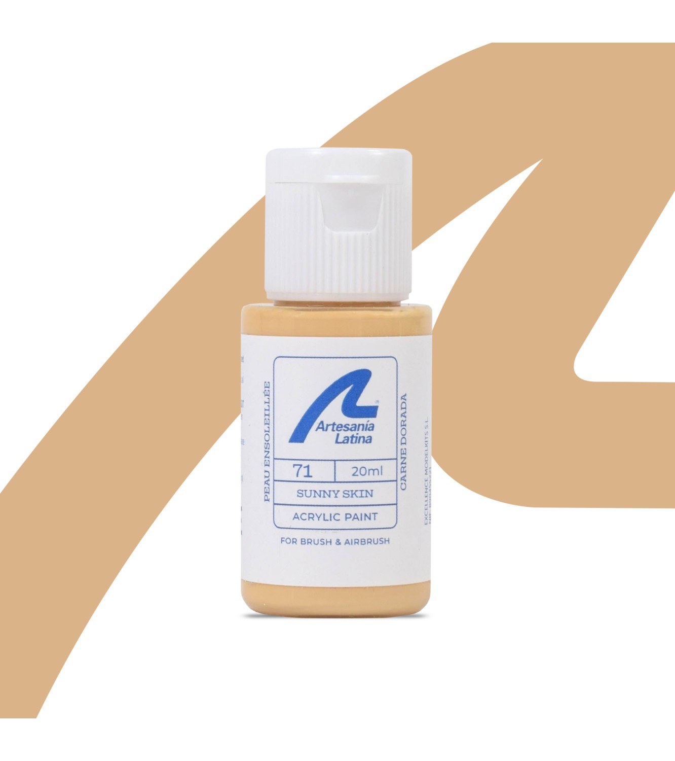 Sunny Skin Water-Based Acrylic Paint. Models & Crafts (Jar 20 ml)