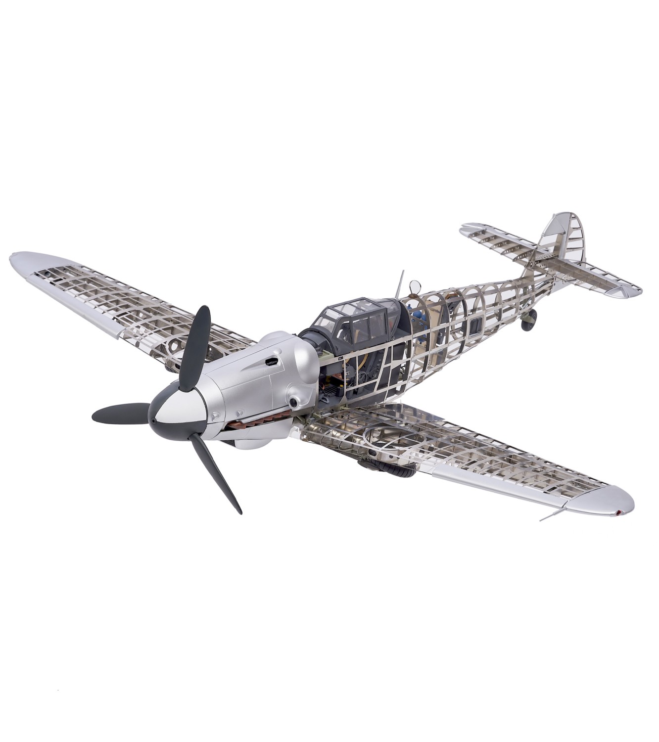 Metal Plastic Aircraft Model Messerschmitt BF109G 1:16