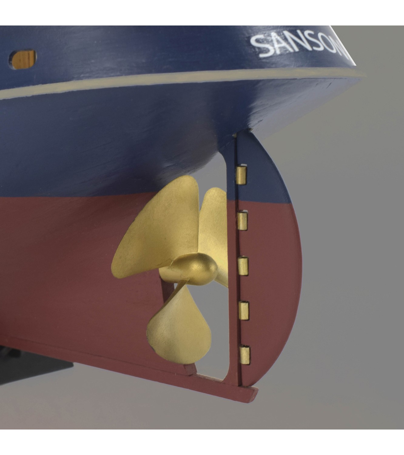 Wooden Model Ship Kit. 1940's Tugboat Sanson at 1:50 Scale