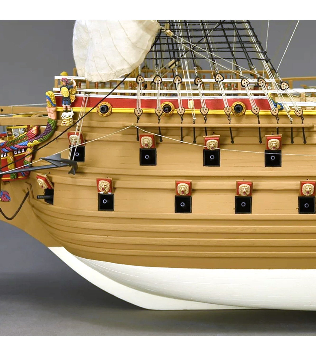 Wooden Model Ship Kit: Swedish Warship Vasa at 1:65 scale