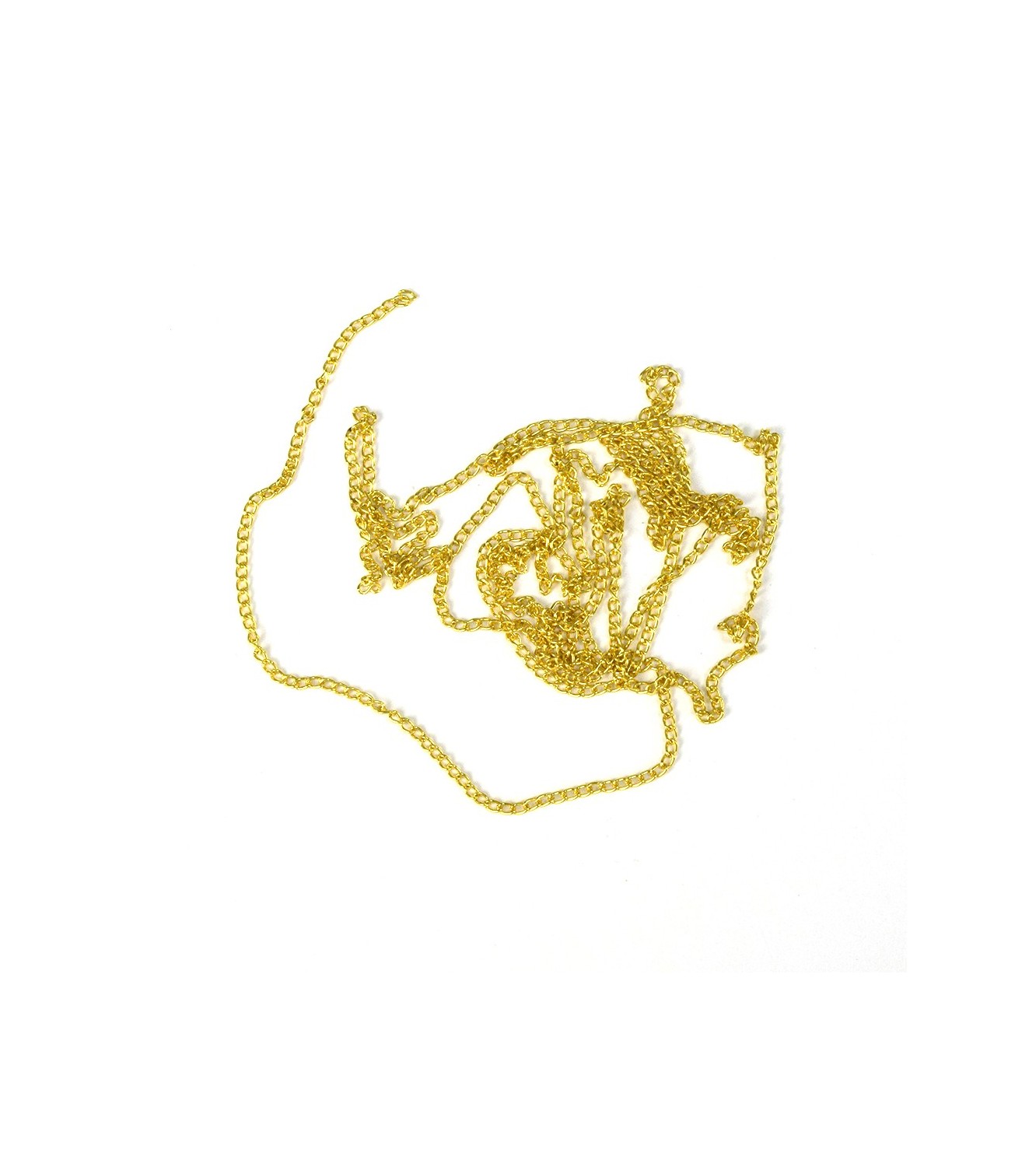 Brass Chain 1 mm Thick - 1 meter Long. Model Ship Accessory