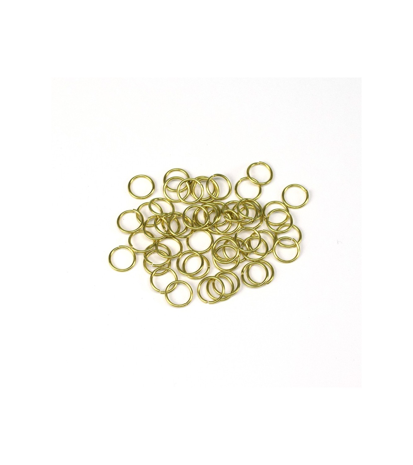 Messing ring diam. 8 mm (50 st.). Voor modelschepen