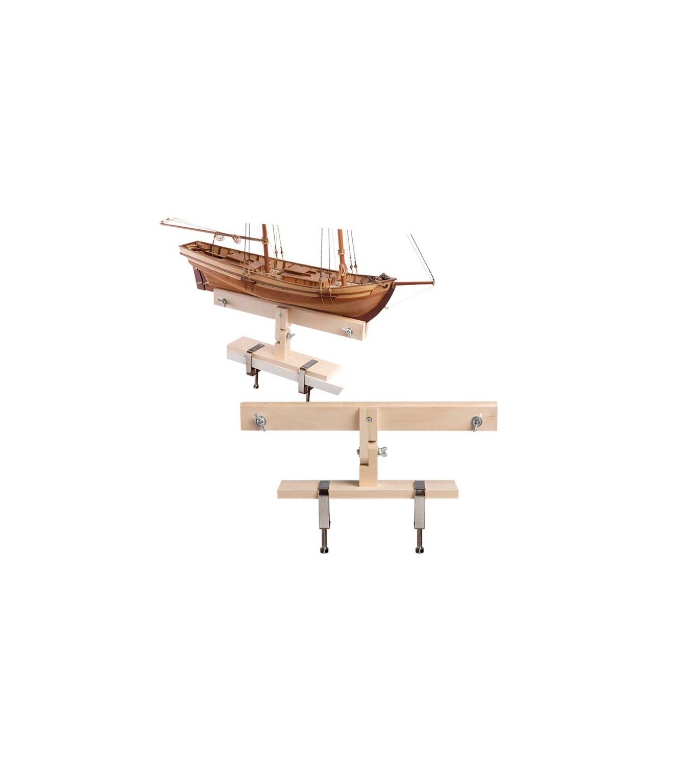 Hull Support for Planking, Painting & Building Ship Models