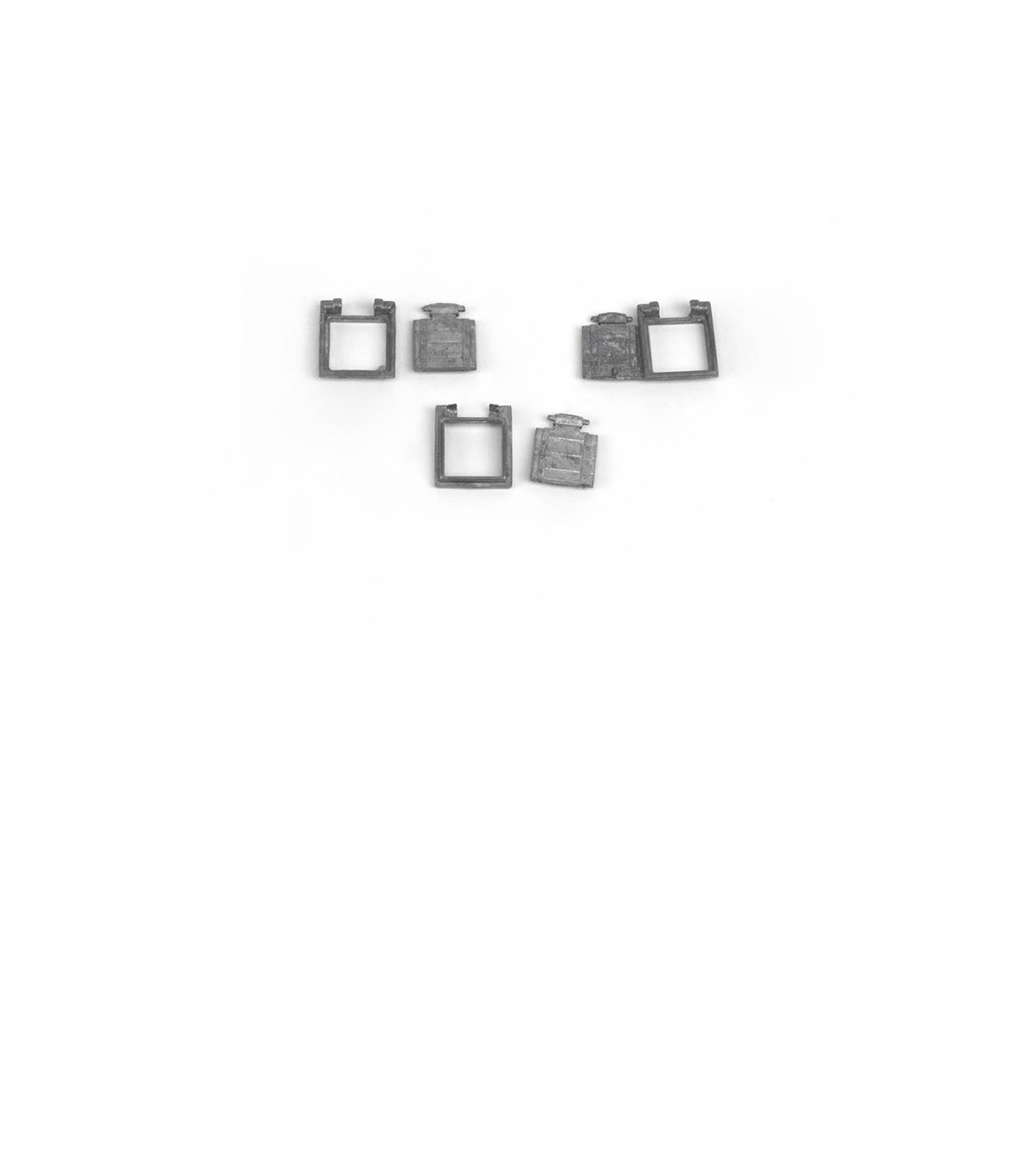 Window Frame with Port for Cannon 9 x 9 mm (3 Units)