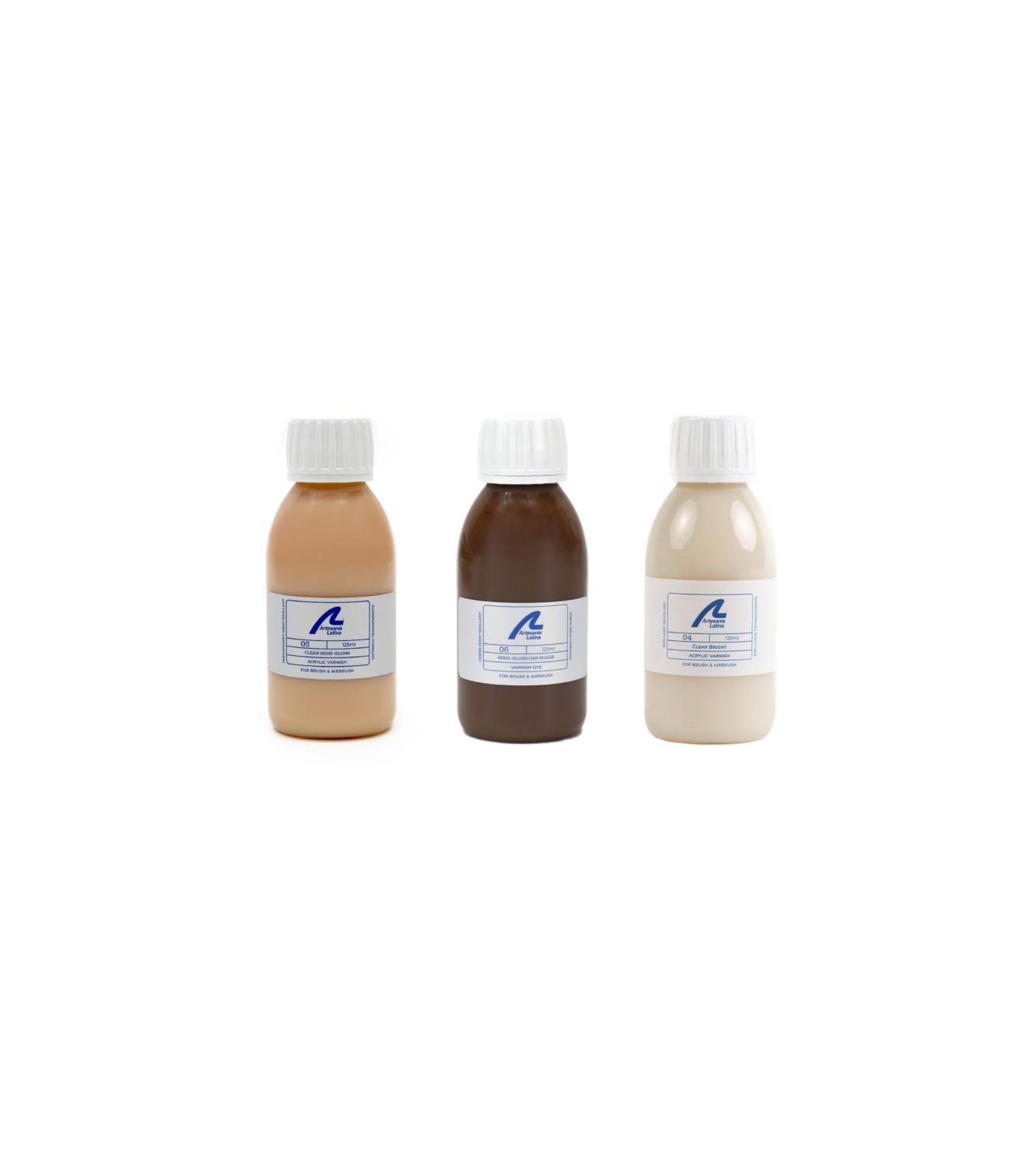 Acrylic Varnishes Pack for Scale Models and Wooden Crafts